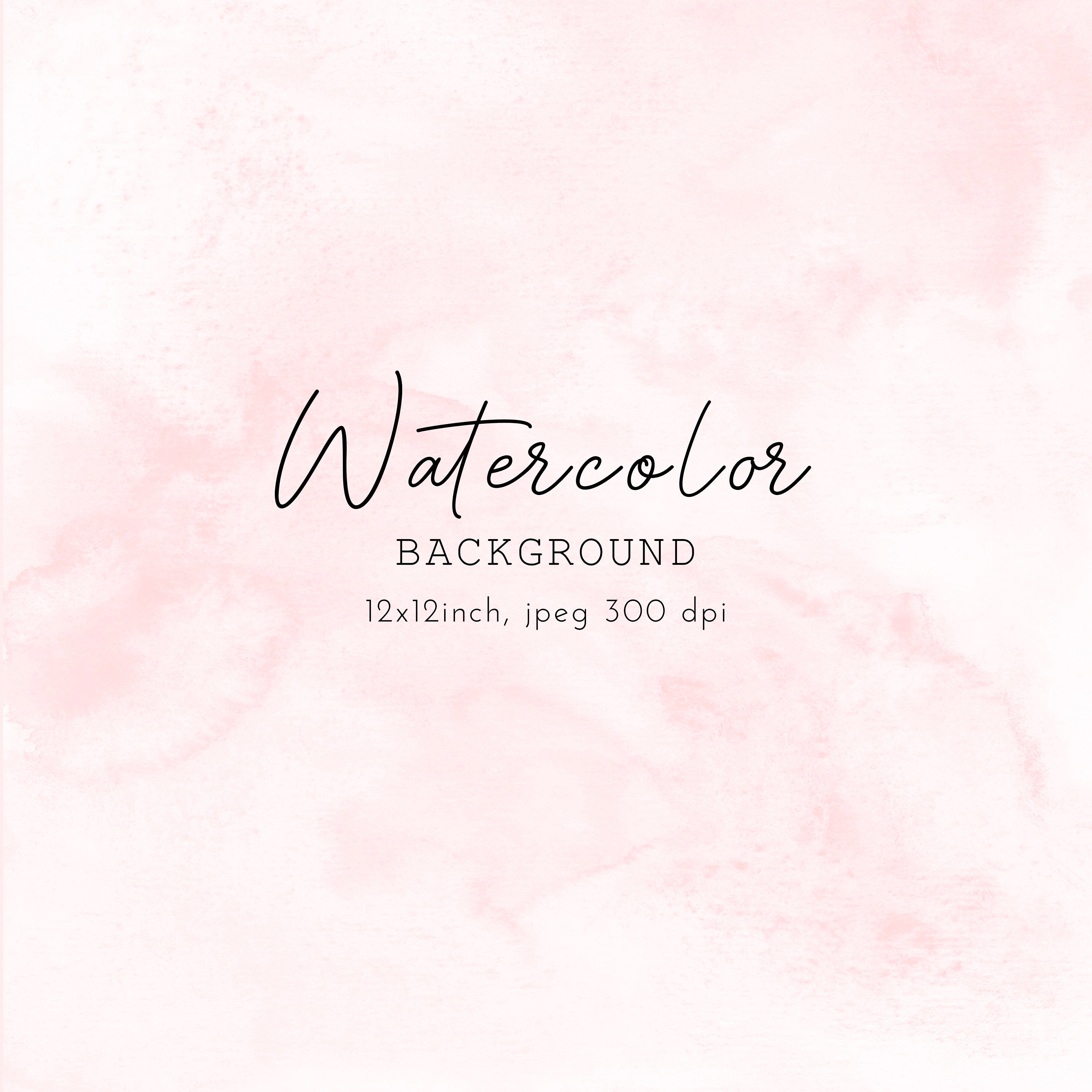 Pink Watercolor Background Digital Paper Digital Watercolor Background ...