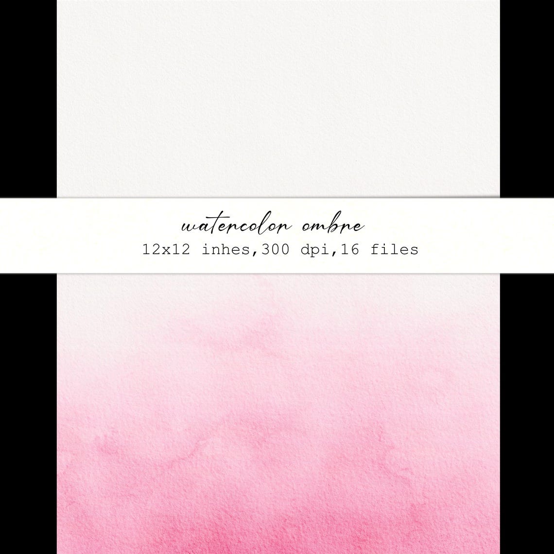 Ombre Watercolor Digital Paper Rainbow Colors Gradient Water Colour ...