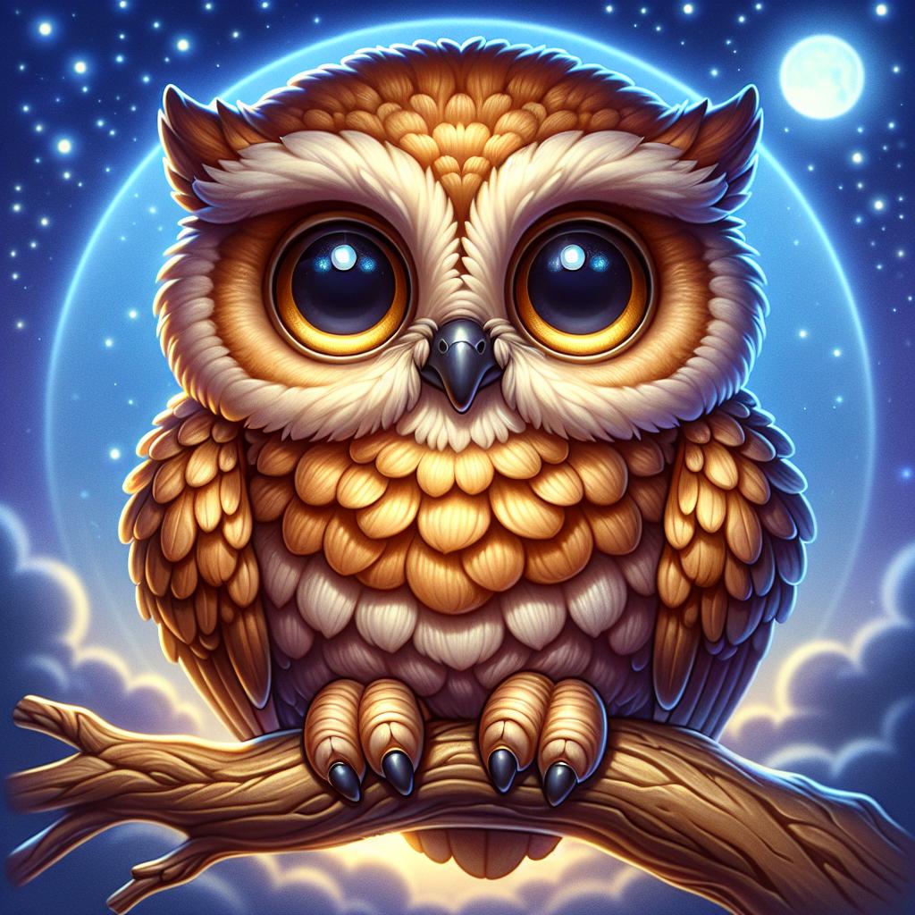 Wise Owl Watercolor Illustration Digital Wall Art Printable - Etsy