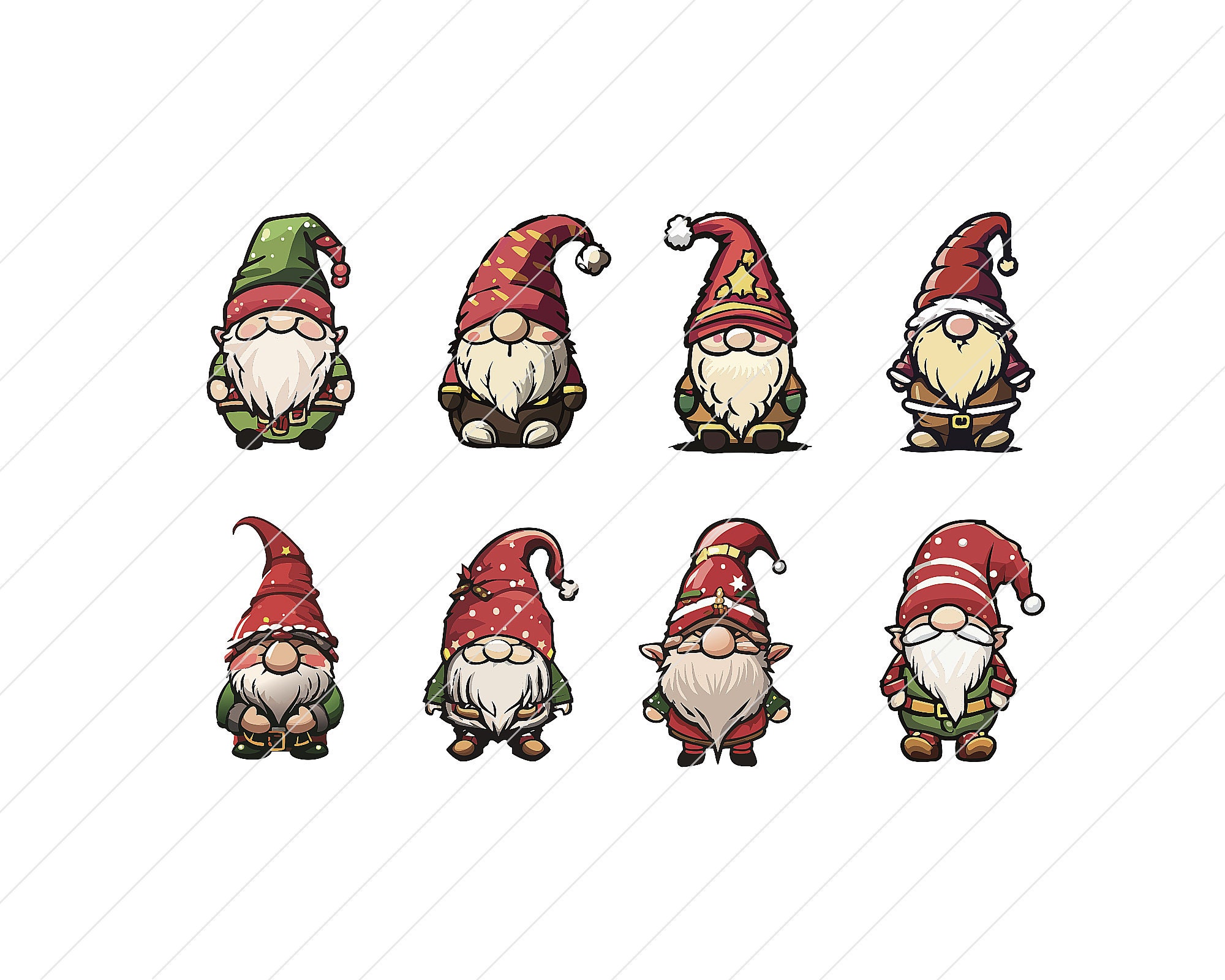 Christmas Gnomes SVG Grumpy Christmas Gnomes Happy Holidays - Etsy