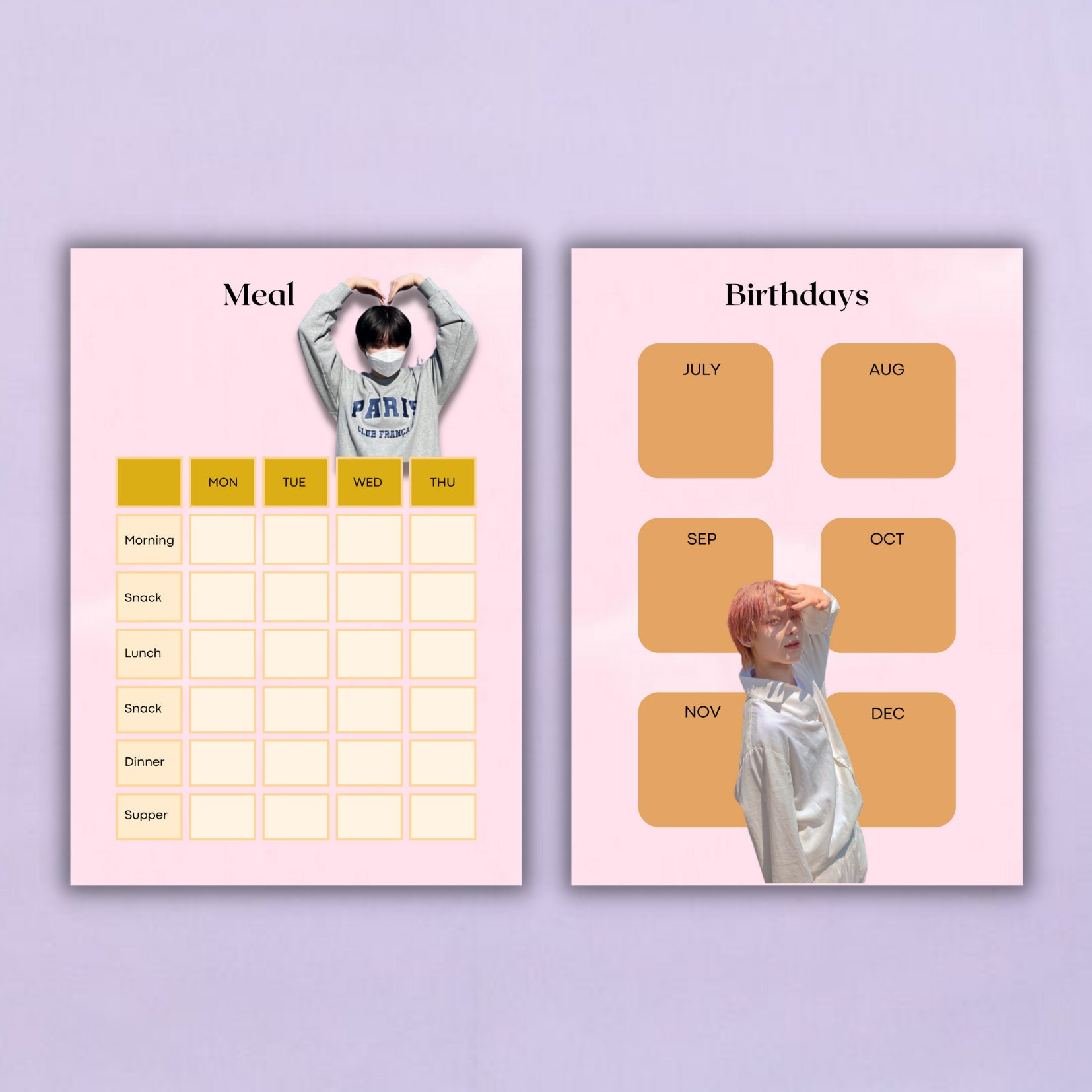 ENHYPEN Digital Planner | With Sunoo | Weekly, Daily, Kpop Planner ...