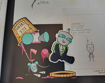 Invader Zim Gir Sticker - Etsy