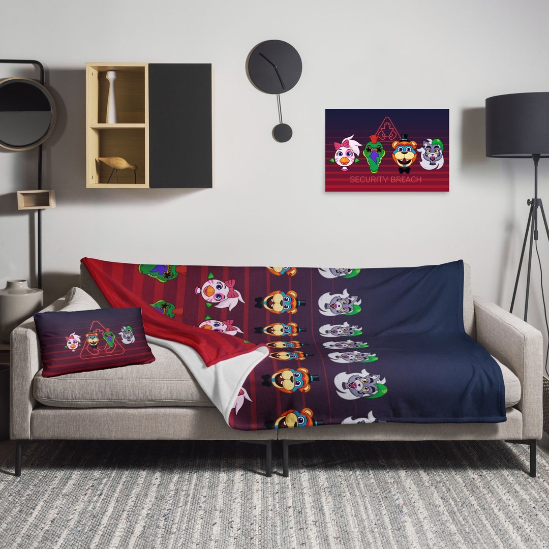 Five Nights at Freddy's Kids Bedroom Throw Blanket / FNAF ...