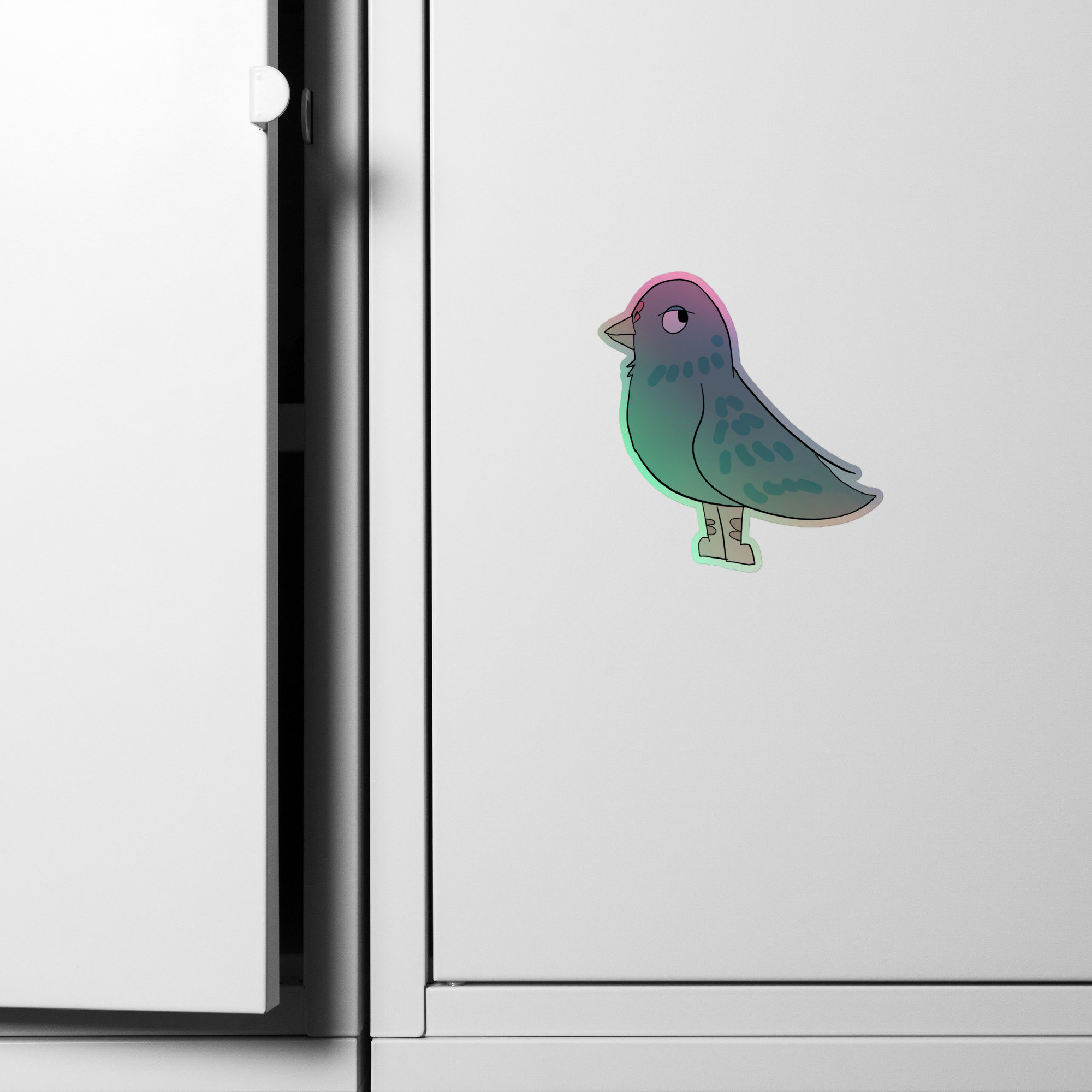 Pigeon Holographic Stickers / Vinyl Decal / Bird Lover / Birthday Gift ...