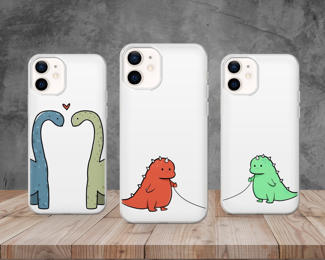 BFF Matching Phone Case, Dino Cover for iPhone 14 Max, 13, 12, 11 Pro ...