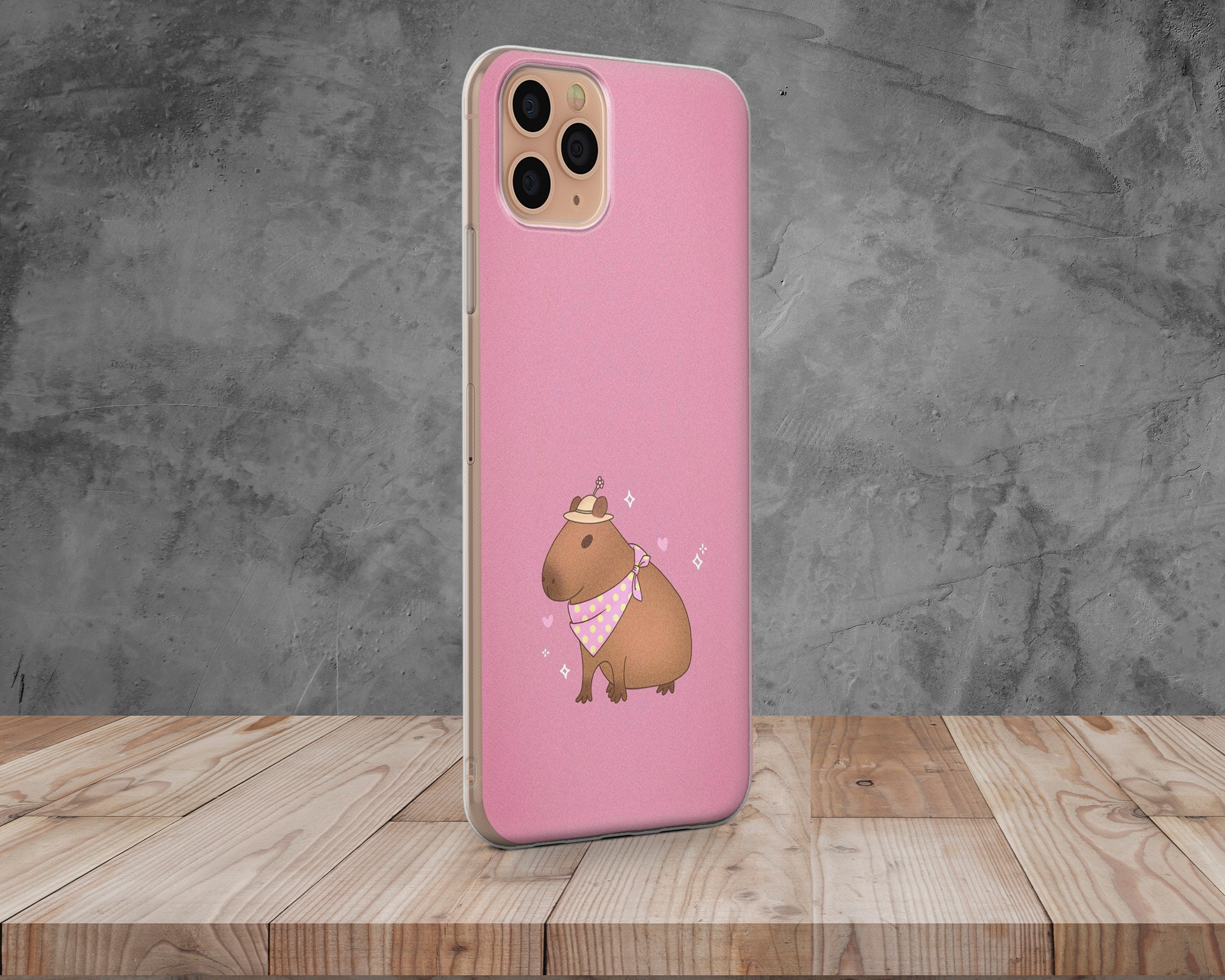 Cute Capybara Phone Case, Animal Cover for iPhone 14 Max, 13, 12, 11 ...