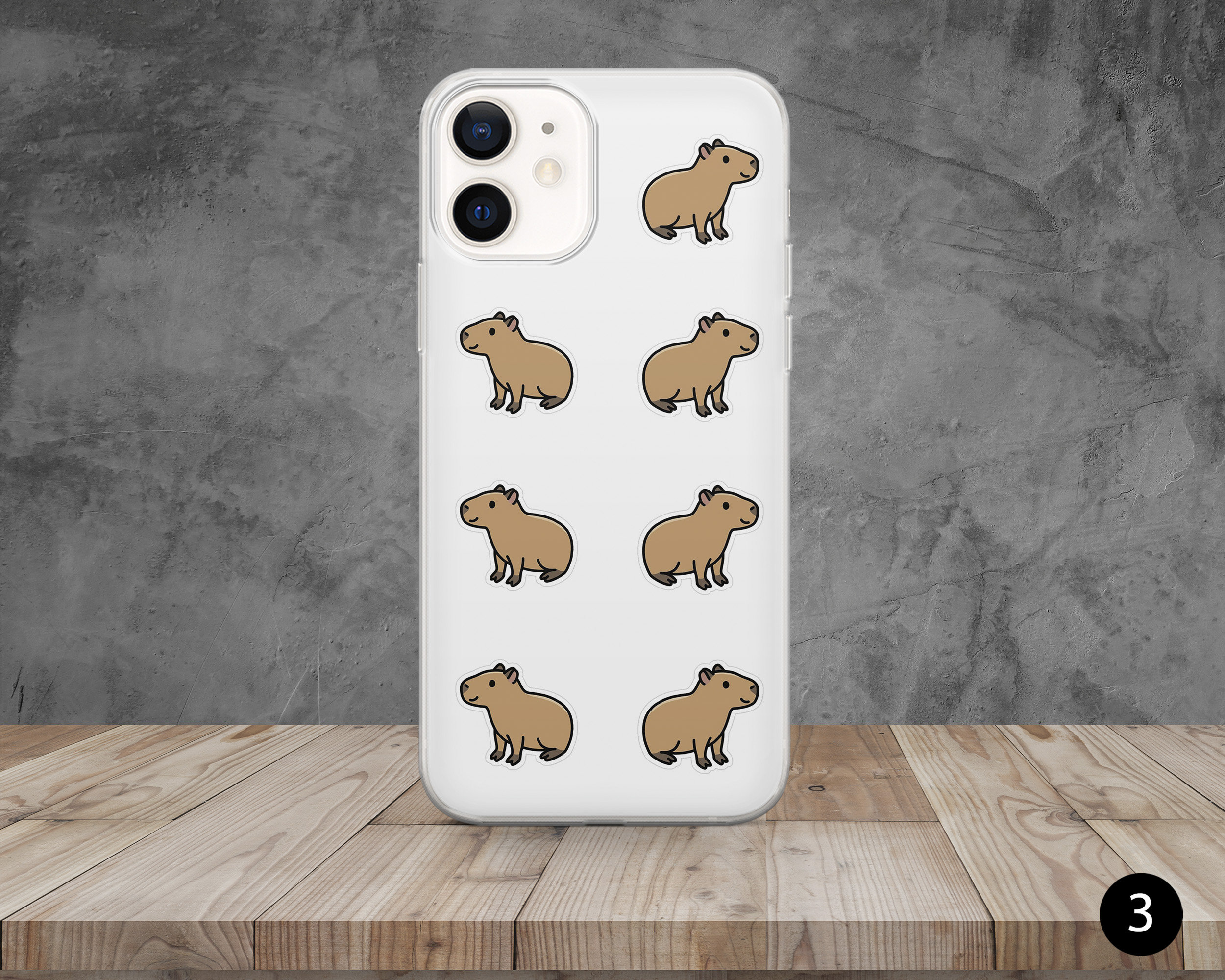 Cute Capybara Phone Case, Animal Cover for iPhone 14 Max, 13, 12, 11 ...