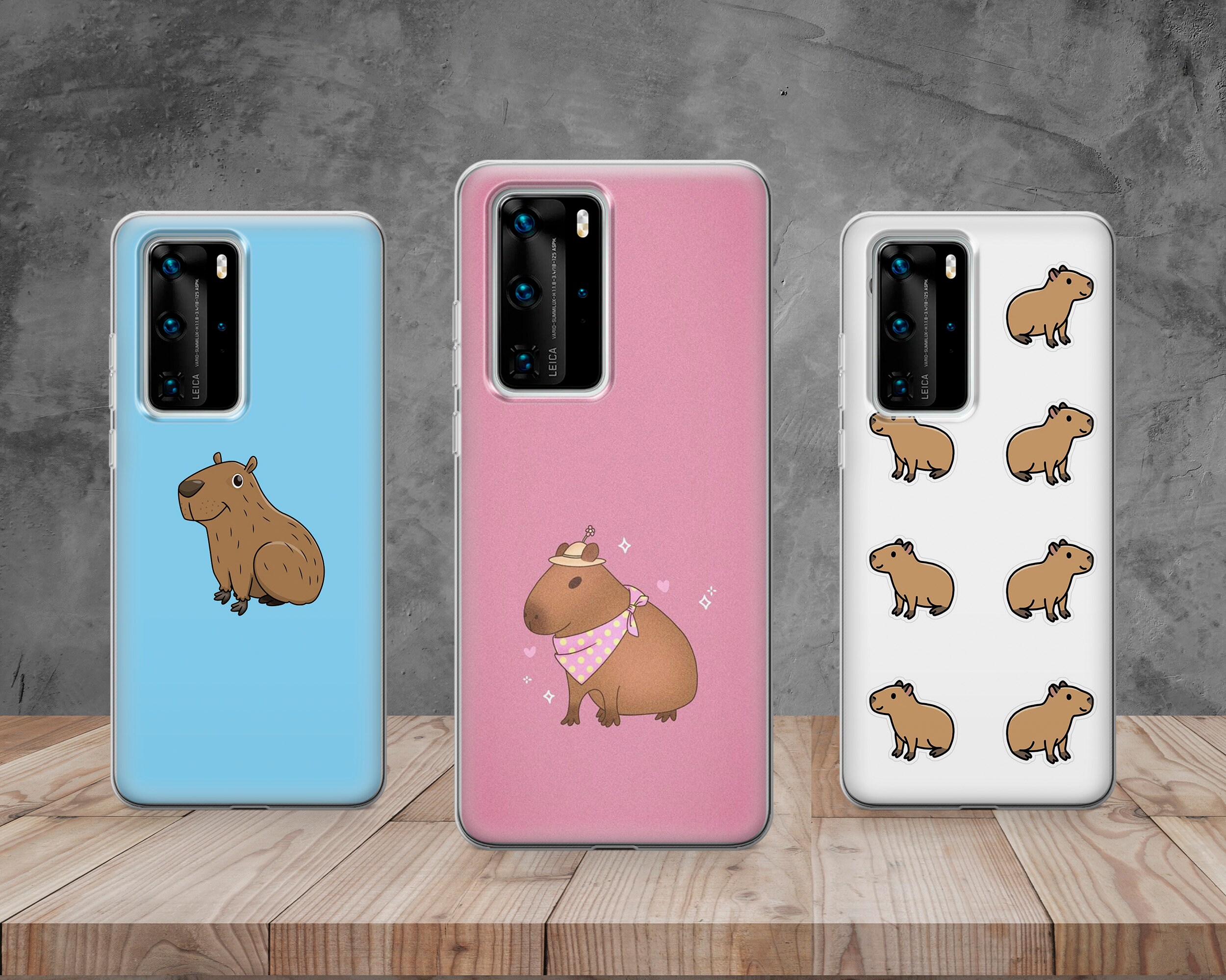 Cute Capybara Phone Case, Animal Cover for iPhone 14 Max, 13, 12, 11 ...