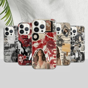 Lana Del Ray Phone Case Indie Cover for iPhone 15 14 13 12 Pro 11 XR SE ...