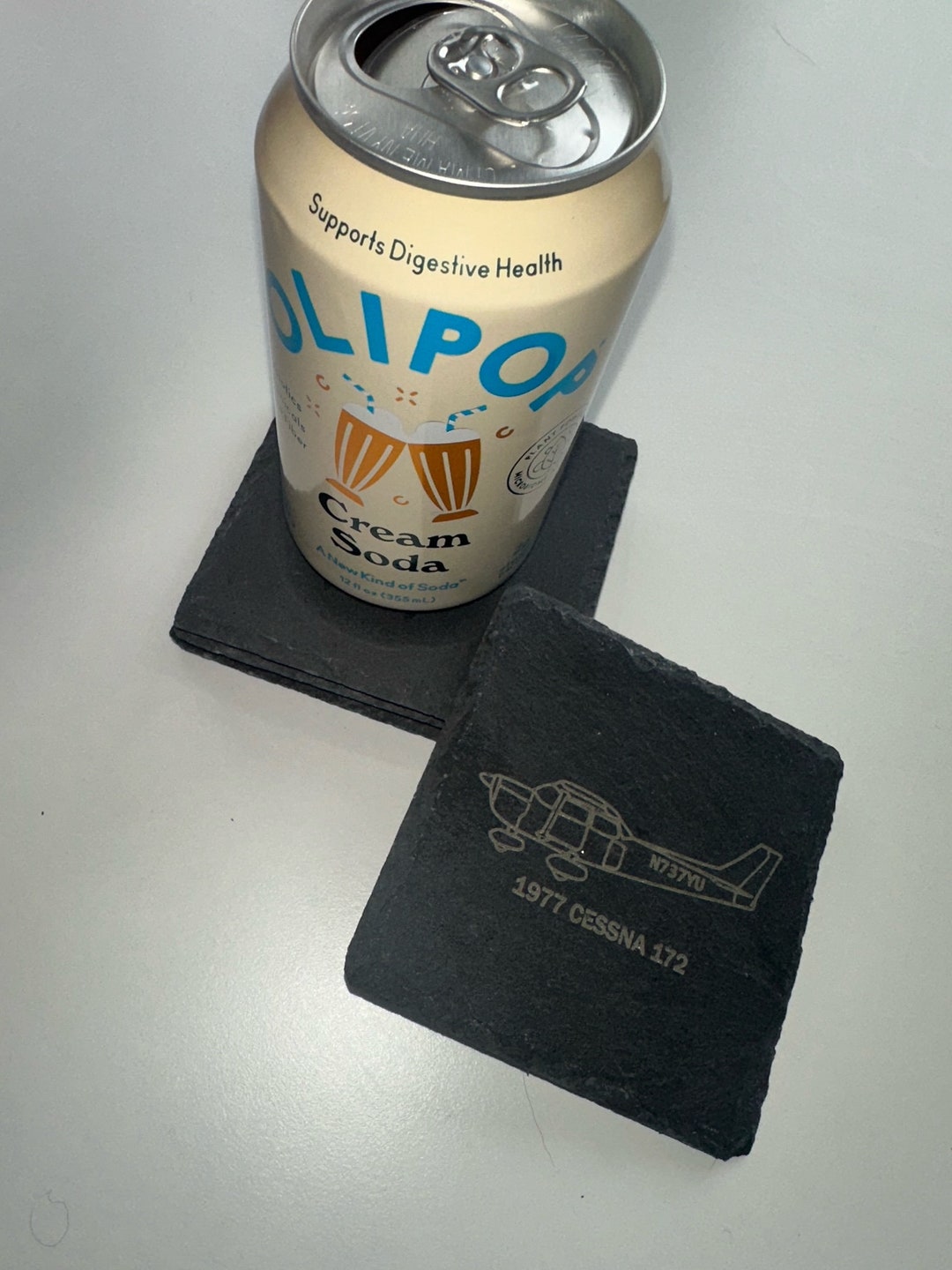 Customizable Airplane Slate Coasters - Etsy Canada