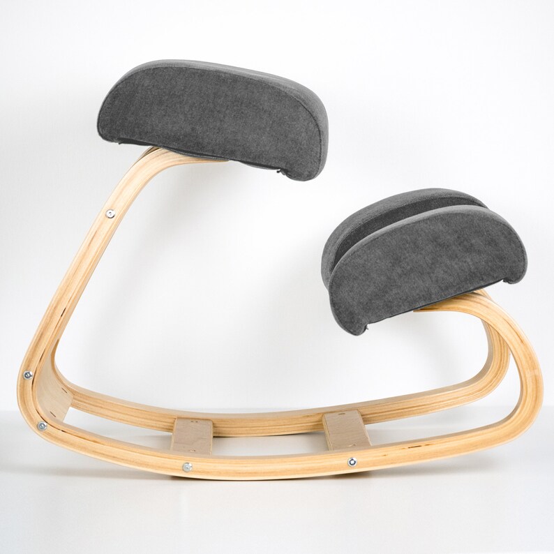 Kneeling Wooden Chair for Good Posture, Desk Chair, Rocking Chair ...