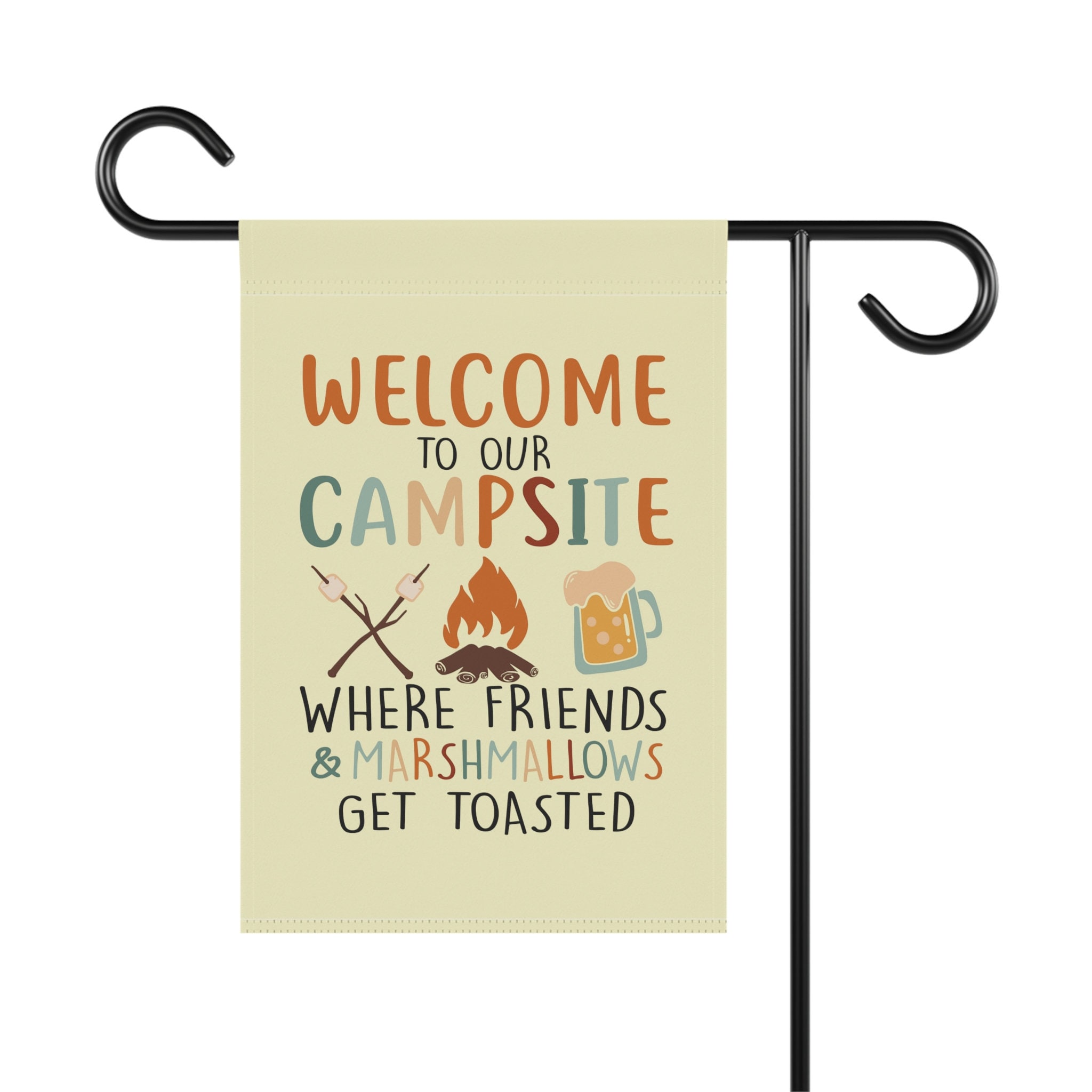 Personalized Camping Flag, Garden Flag, Camping Flag, Camper Flag ...