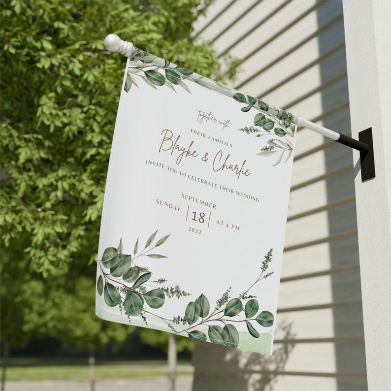 Personalised Wedding Flag Banner Customised Decorations - Etsy