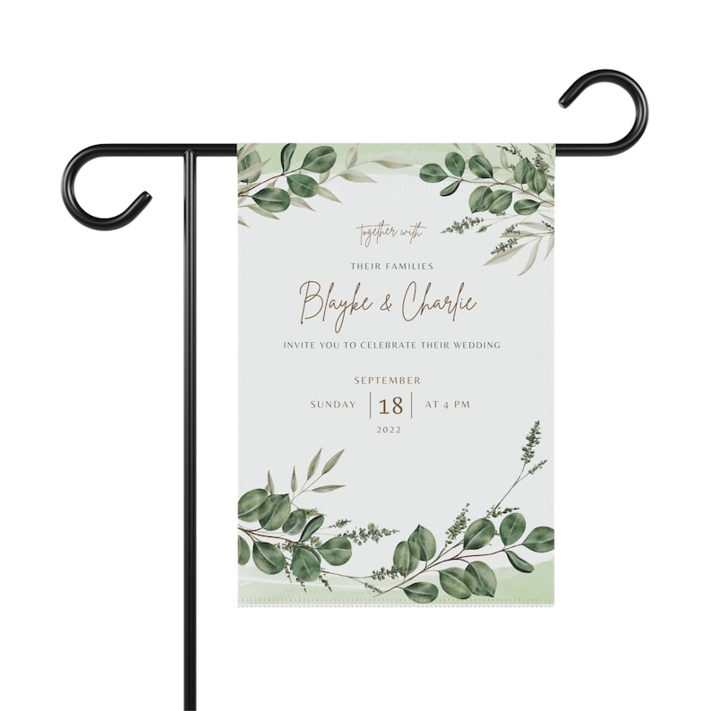 Personalised Wedding Flag Banner, Customised Decorations, Unforgettable Moment, Garden Yard Flag ...