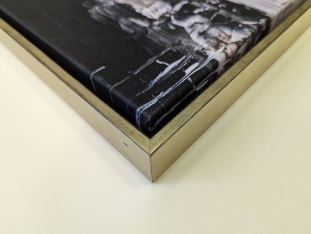 Light Gold Foil Canvas Floater Frame 23mm Deep Canvas - Etsy