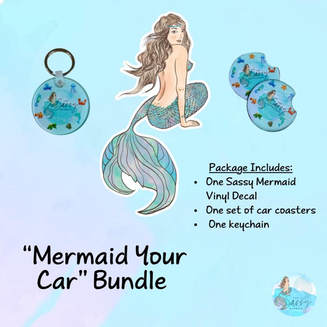 Mermaid Your Car Bundle - Etsy