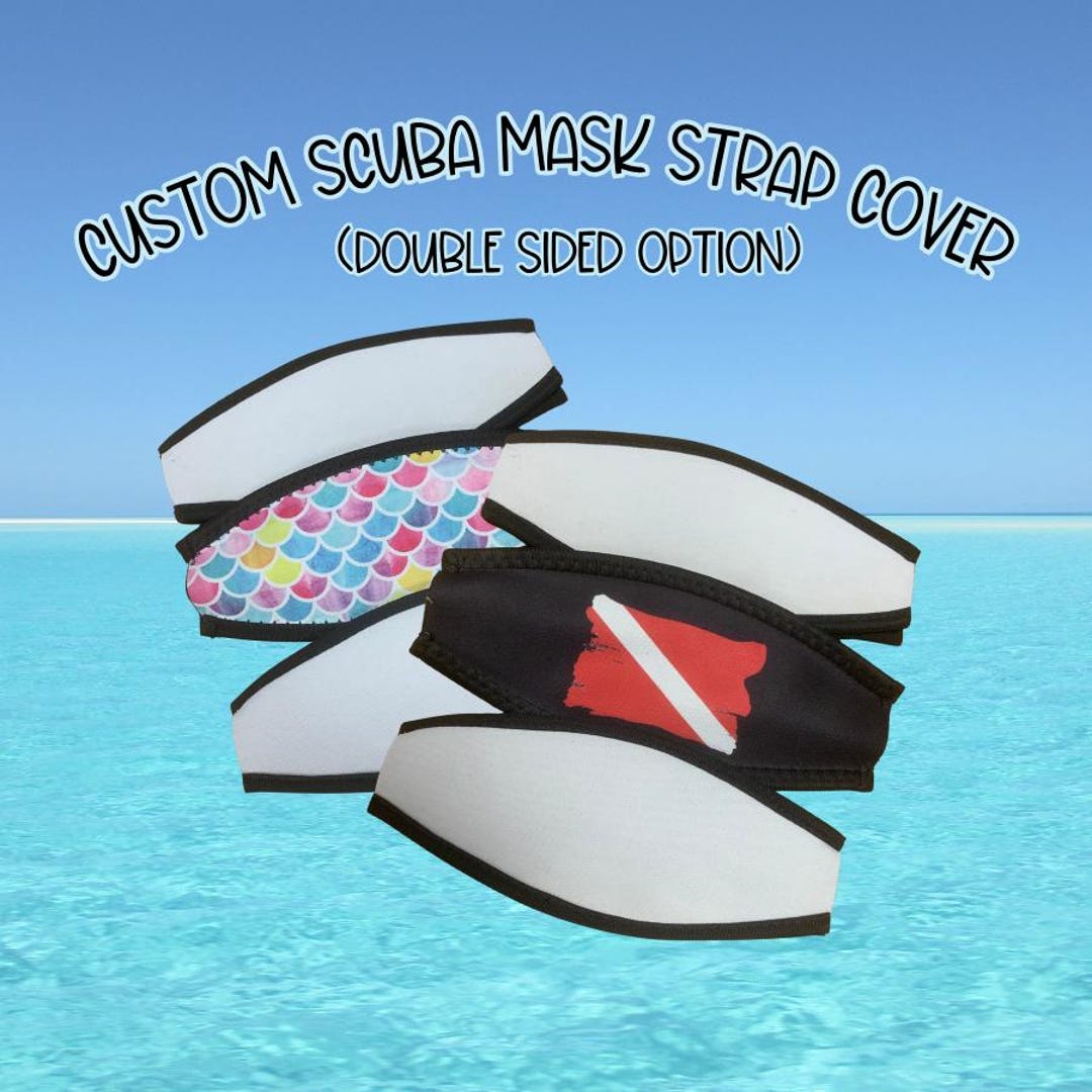 Customizable Scuba Mask Strap: Double-sided Snorkeling Gear - Etsy