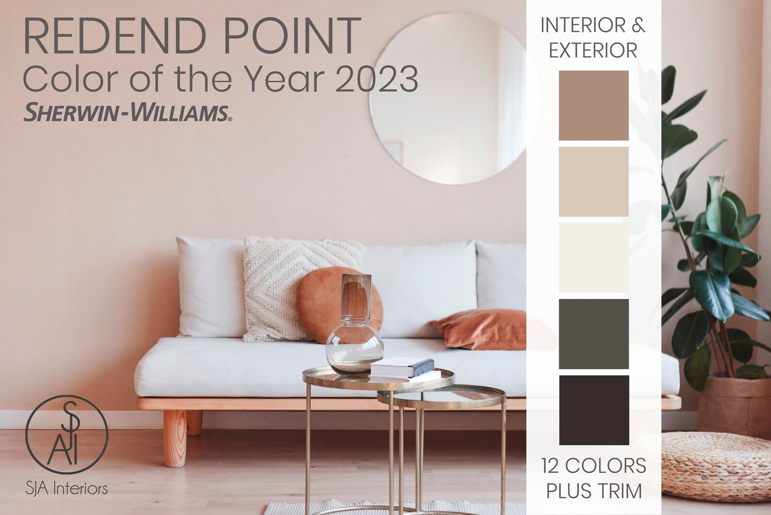 Redend Point Color Palette Sherwin Williams E-design - Etsy