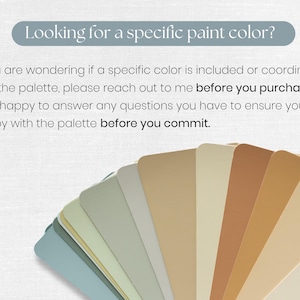 Sea Salt Paint Palette: Coastal Interior Color Scheme (digital Download ...