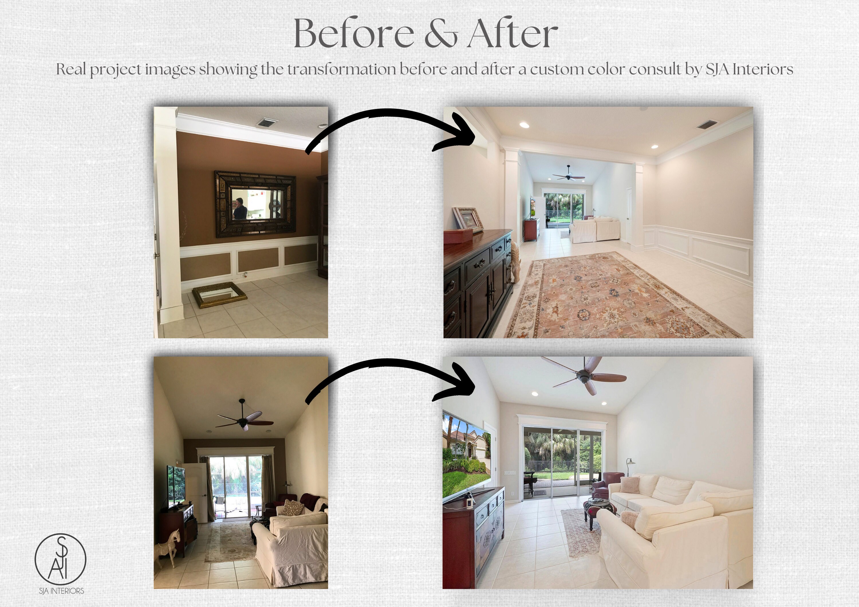 12-color Custom Interior Paint Palette, Behr, Custom Paint Color ...