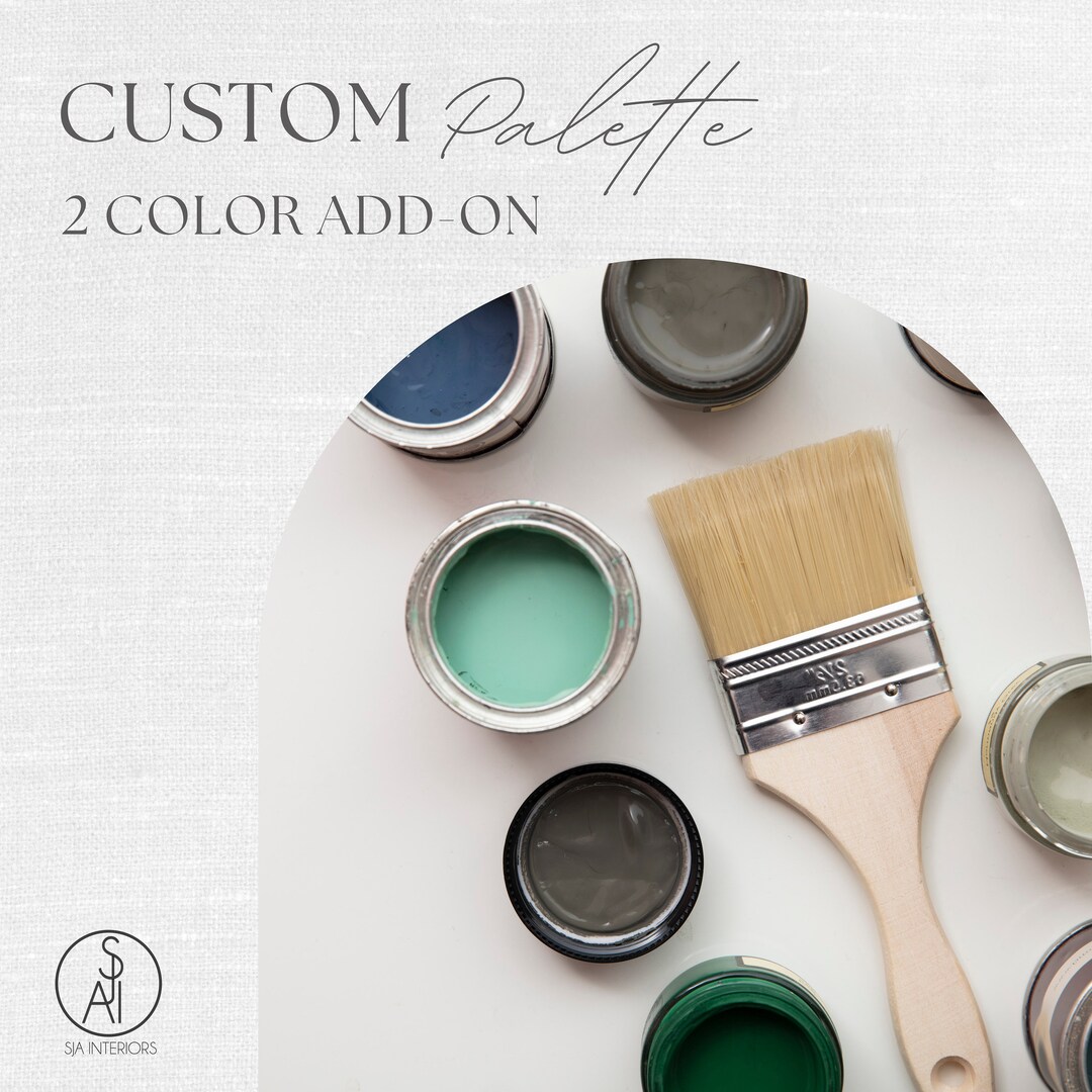 2 Color Color Add-on for Custom Palettes - Etsy