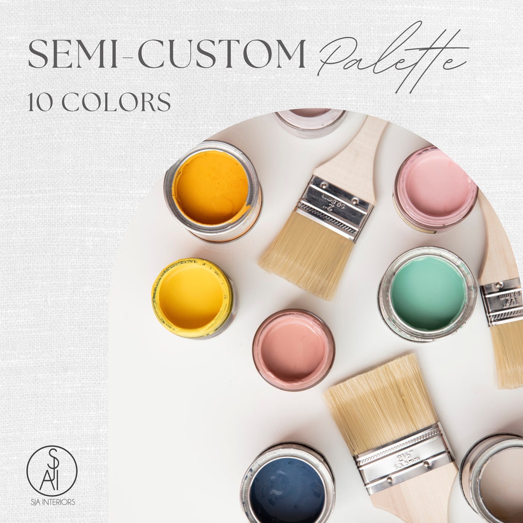10-color Semi-custom Paint Palette | Professional Paint Color ...