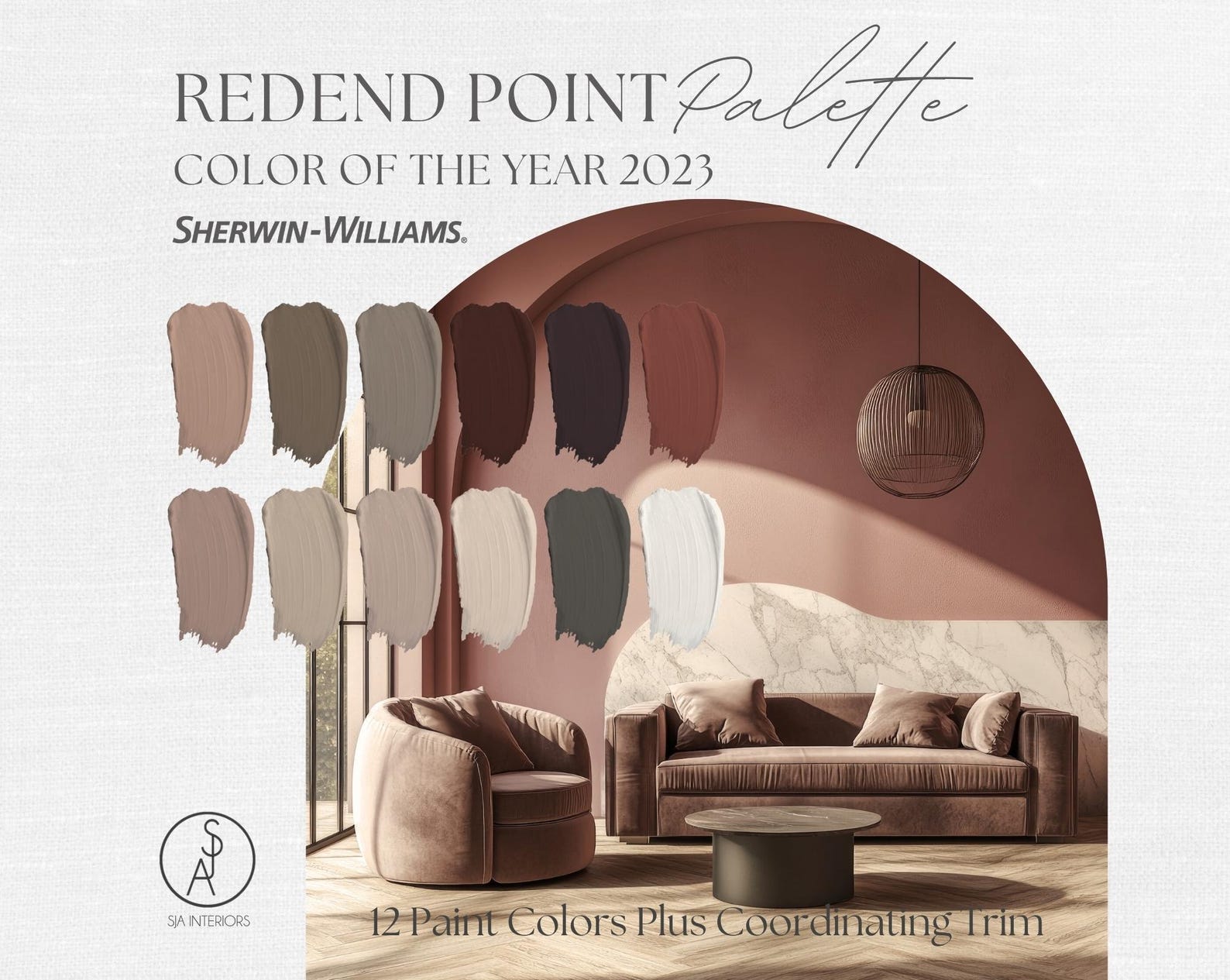 Redend Point Color Palette | Sherwin Williams | E-design | Professional ...