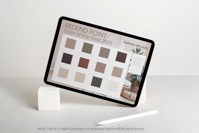 Redend Point Color Palette Sherwin Williams E-design - Etsy