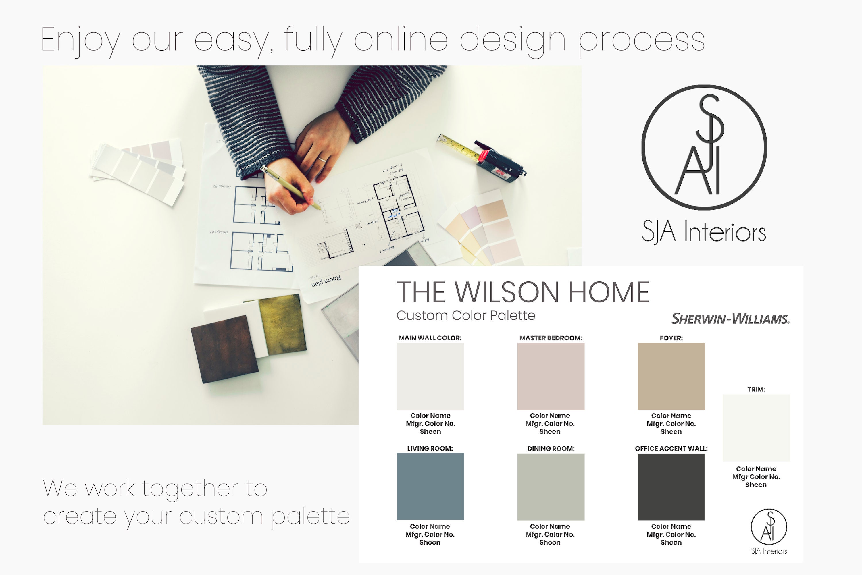 12-color Custom Interior Paint Palette Behr Custom Paint - Etsy