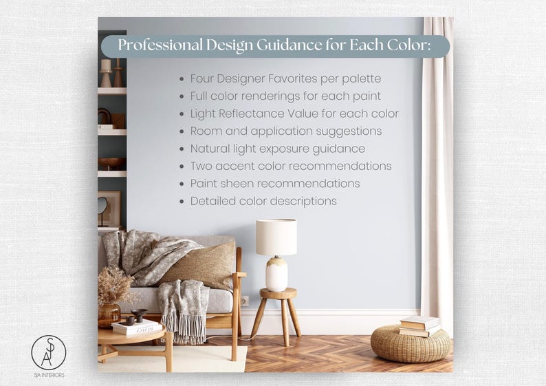 Modern Farmhouse Behr Paint Palette: Interior Design Guide (PDF ...