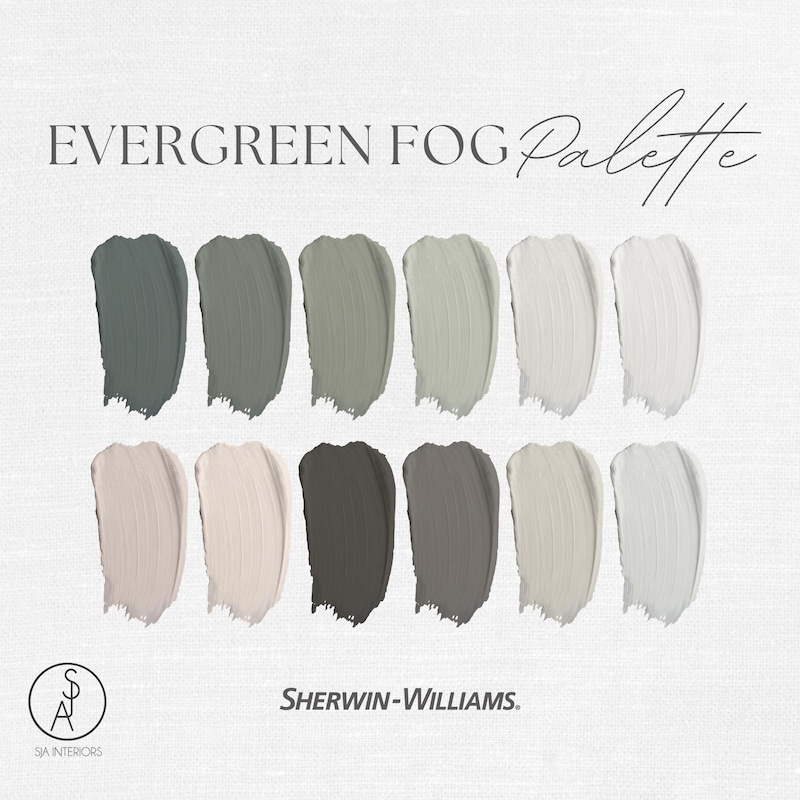 Evergreen Fog Paint Palette - Etsy