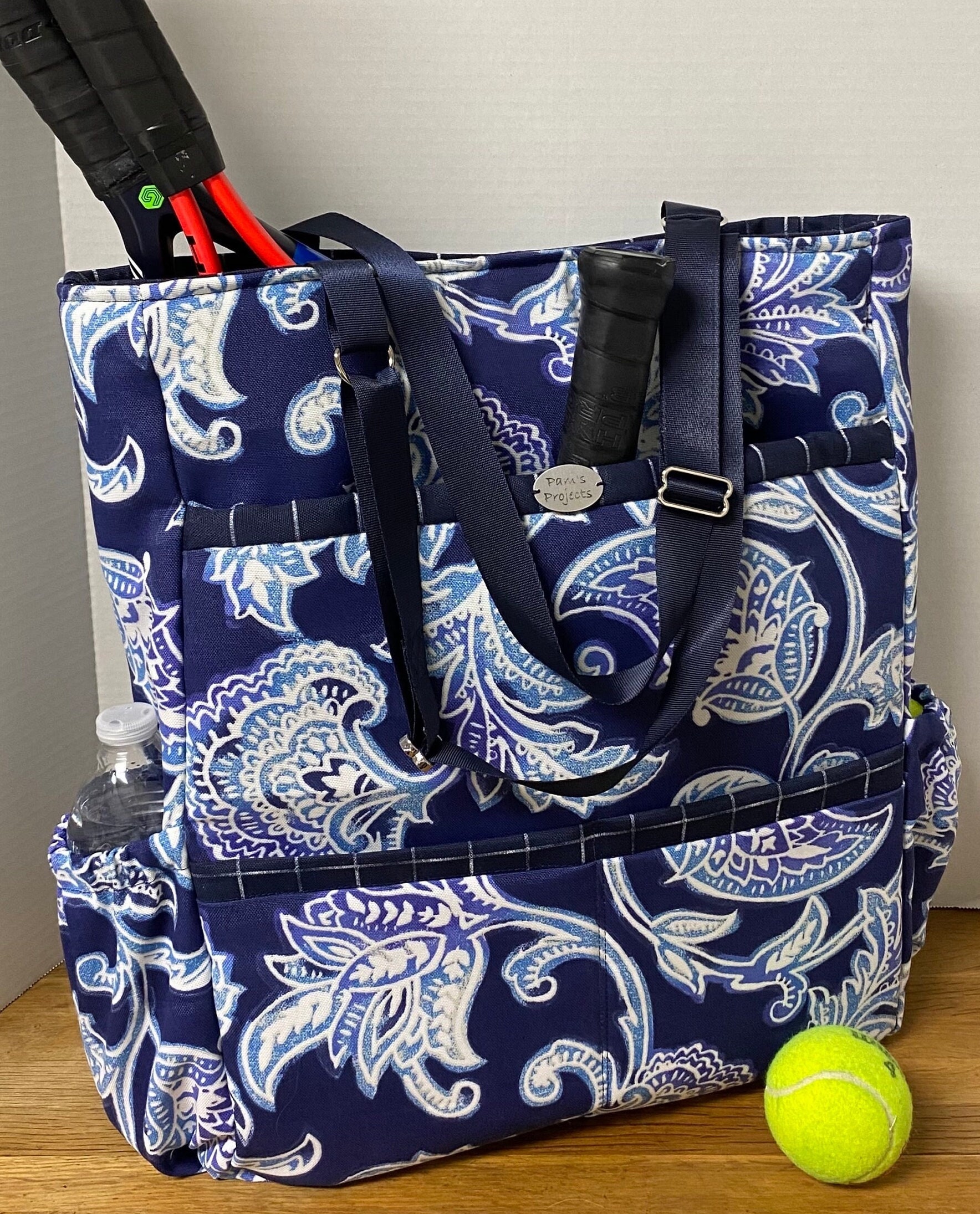 Tennis Tote Pickleball Tote Tall & Thin Tennis Pickleball Tote Tennis ...