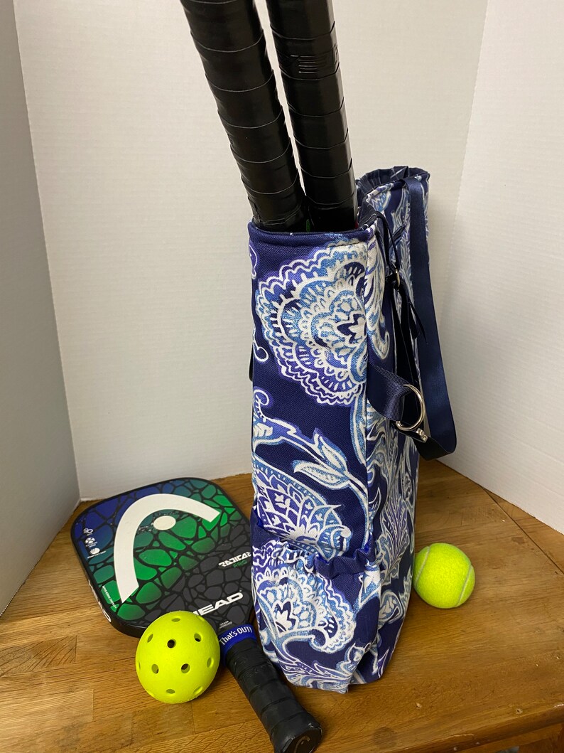 Tennis Tote Pickleball Tote Tall & Thin Tennis Pickleball Tote Tennis ...