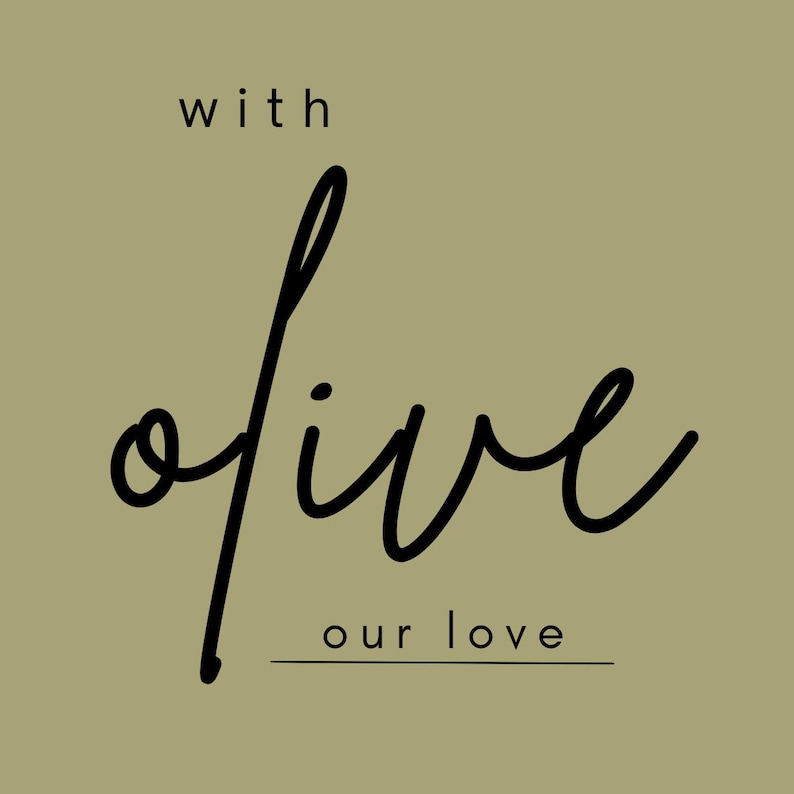 Olive Oil Favor Tag SVG |printable - Etsy