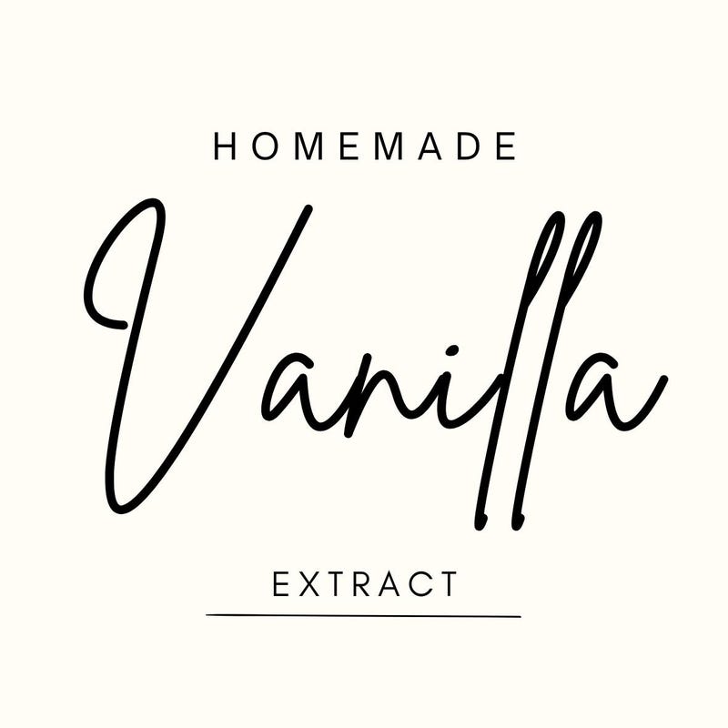 Vanilla Labels - Etsy