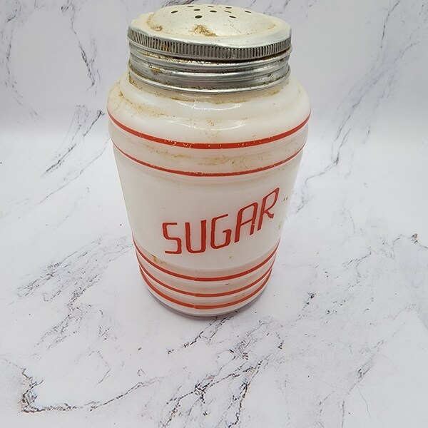 Glass Sugar Container - Etsy