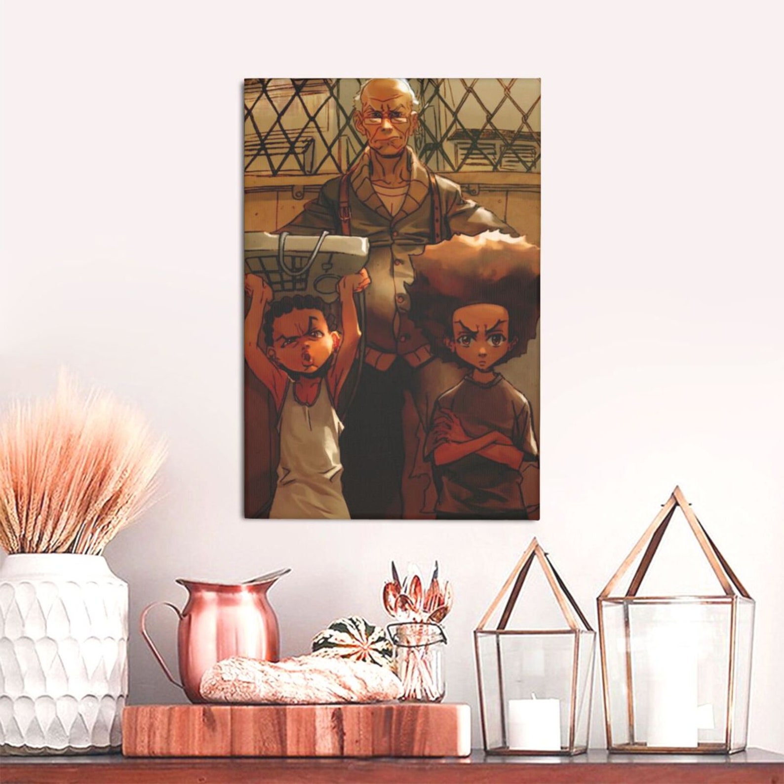 The Boondocks Poster, Japan Anime Poster, Poster Print, Canvas Art ...