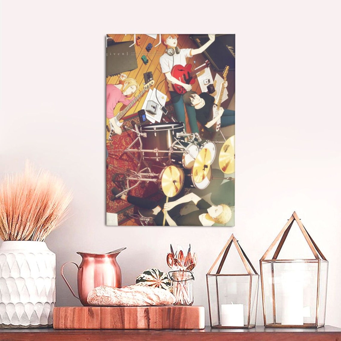 Given Poster Japan Anime Poster Given Poster Print Canvas - Etsy