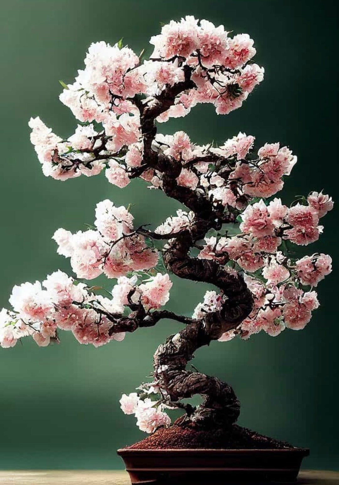 Pink Cherry Blossom Bonsai Tree Seeds: Indoor/outdoor DIY Garden ...