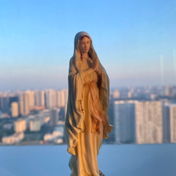 Virgin Mary Statue - Etsy
