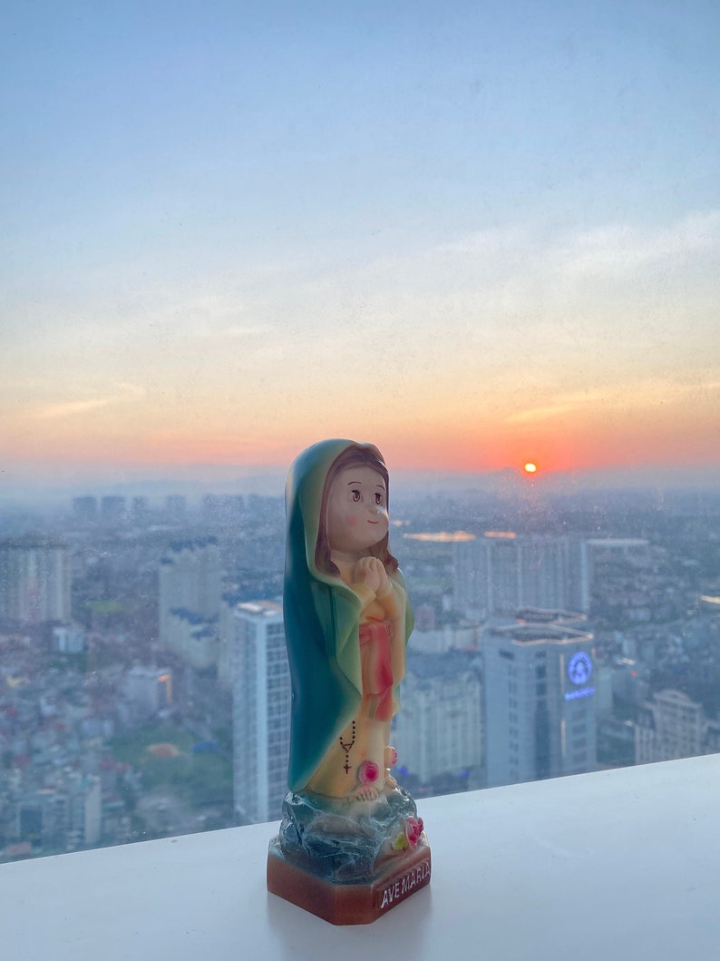 Chibi Virgin Mary Baby Style Mary Statue - Etsy