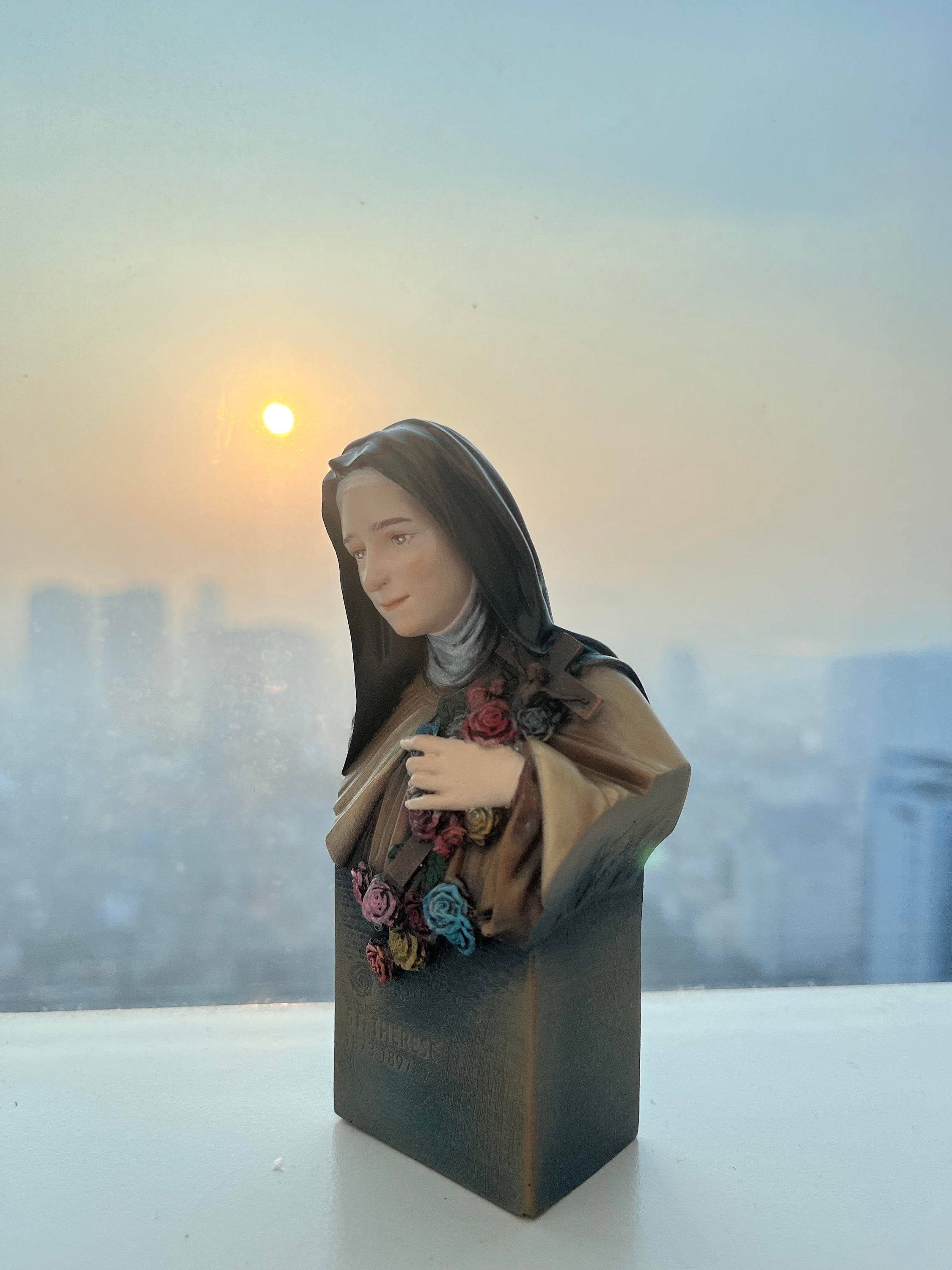 Mini Statue of ST Therese the Little Flower, ST Therese Composite ...