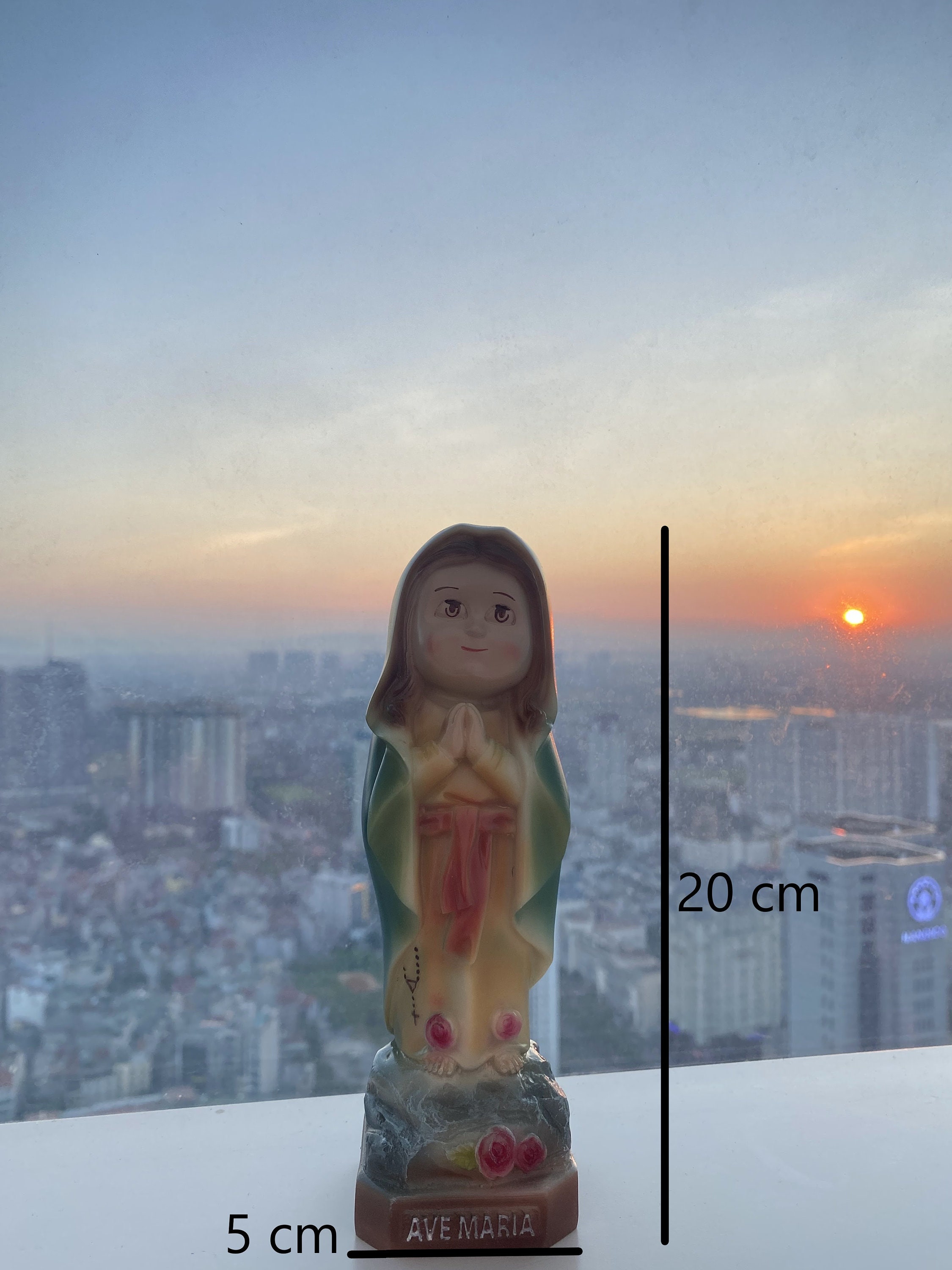 Chibi Virgin Mary Baby Style Mary Statue - Etsy