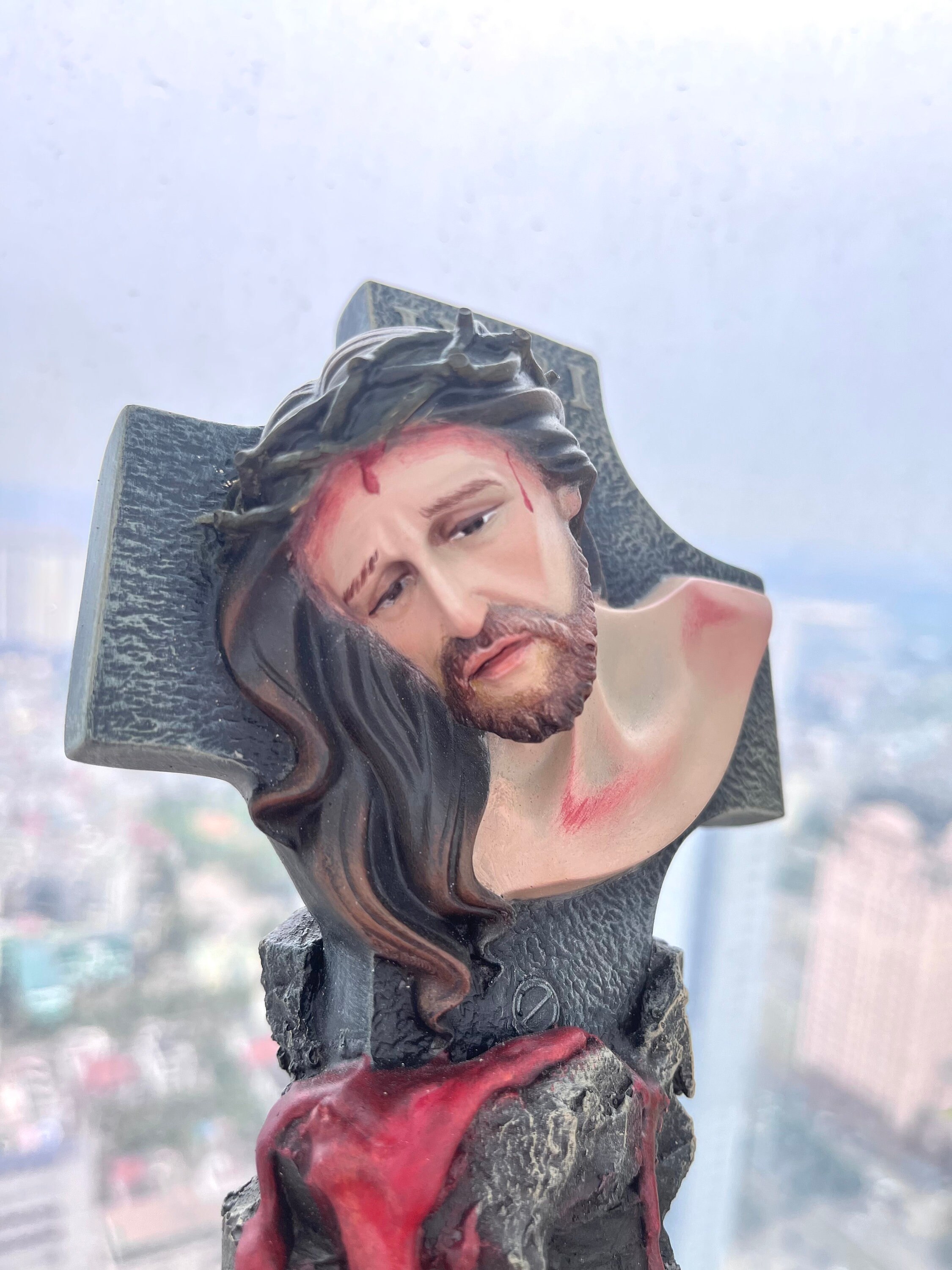 The Crucifixion of Jesus Statue, Small Crucifixion Statue, Mini Cross ...