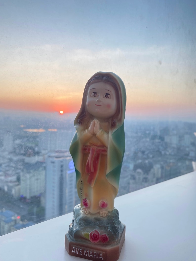 Chibi Virgin Mary Baby Style Mary Statue - Etsy