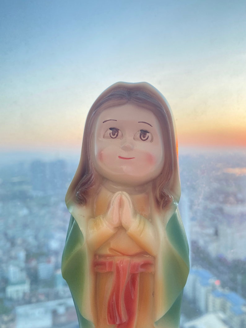 Chibi Virgin Mary Baby Style Mary Statue - Etsy