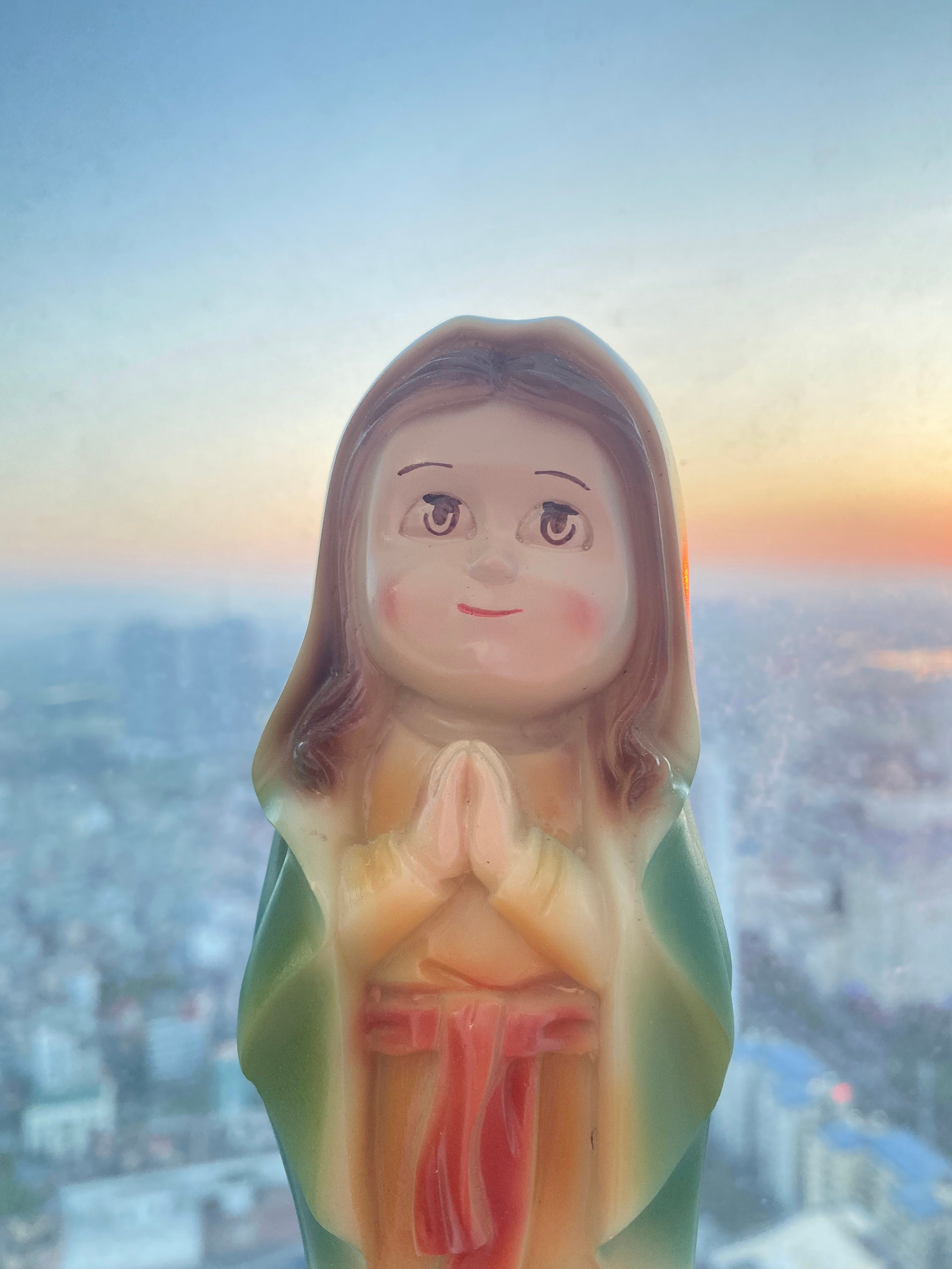 Chibi Virgin Mary Baby Style Mary Statue - Etsy