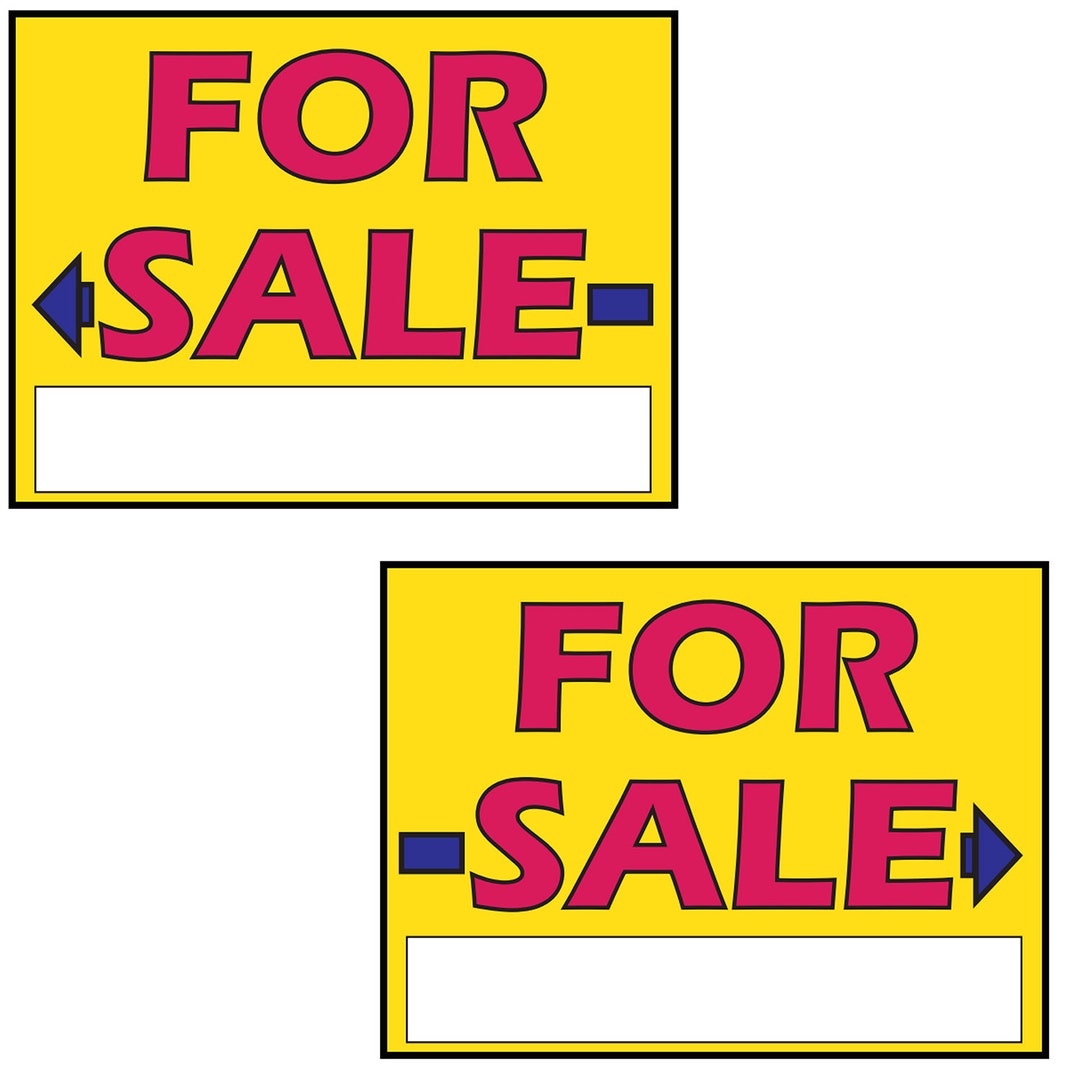 For Sale Signs - Garage for Sale Signs -house for Sale Signs - Double ...