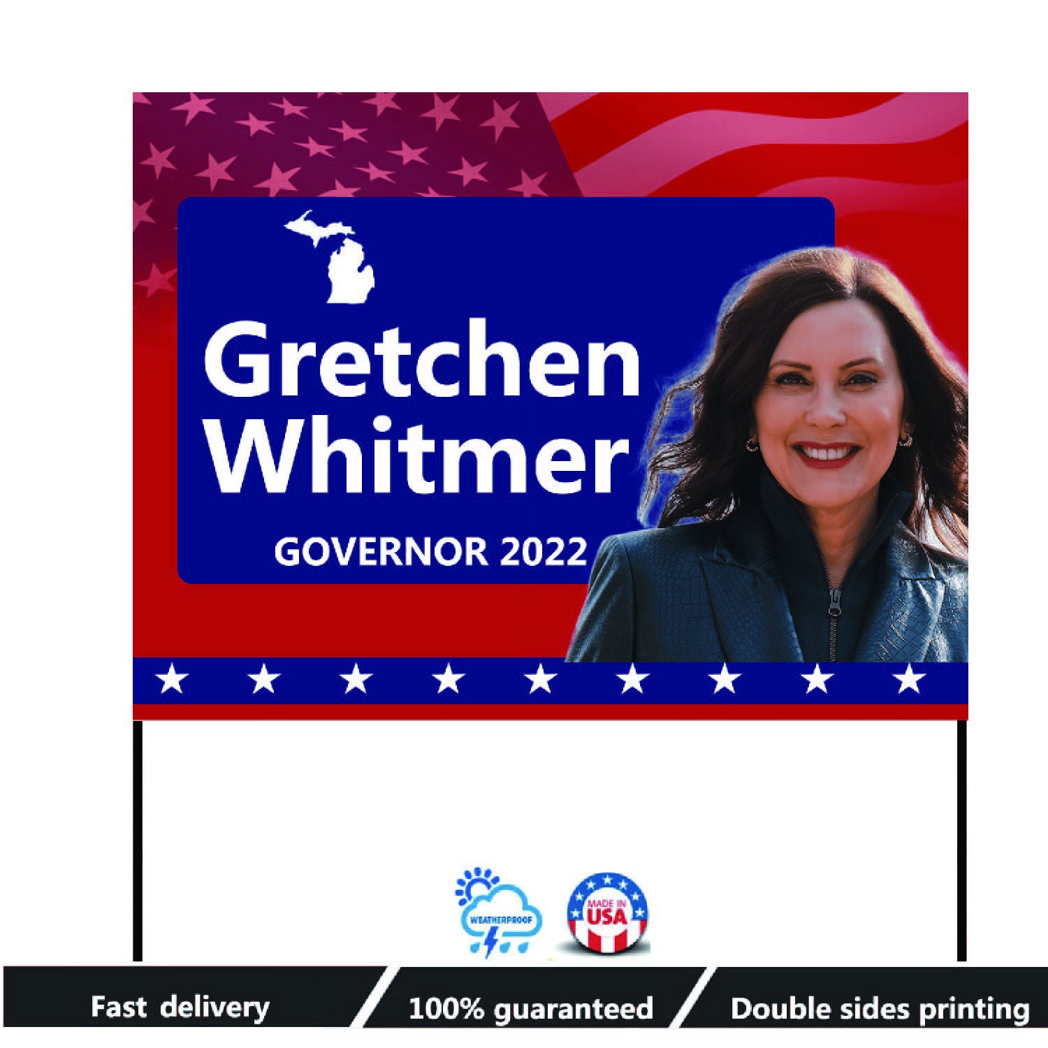 Gretchen Whitmer for Michigan Governor 2022 Yard Sign - Etsy