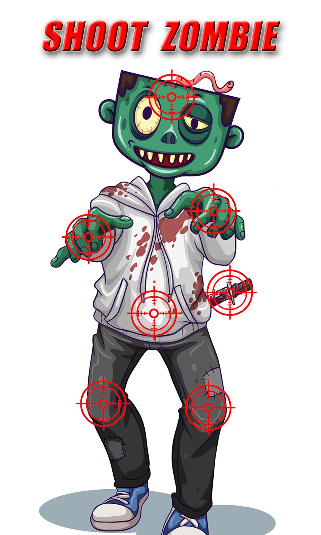 10 Bulks Shooting Target - Gun Range Target Practice Poster- Hunting ...